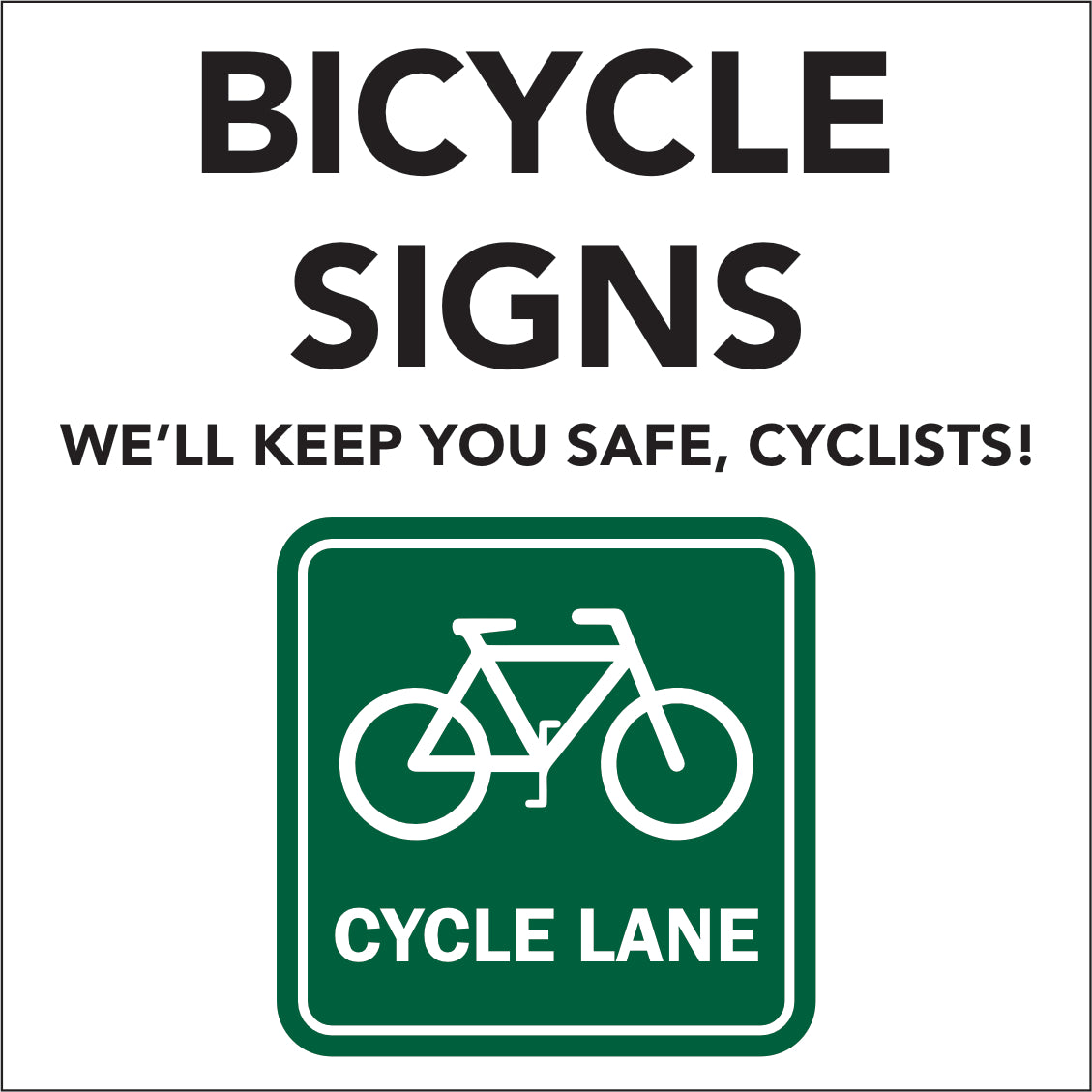 Bicycle Signs – The CondoSigns Store
