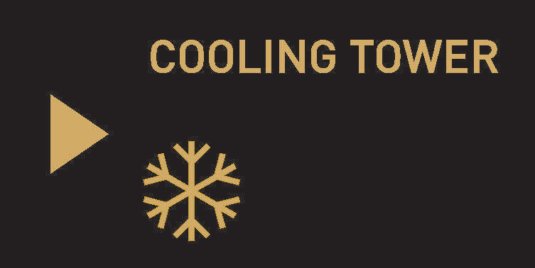 Cooling Tower, Right-Facing Arrow – The CondoSigns Store