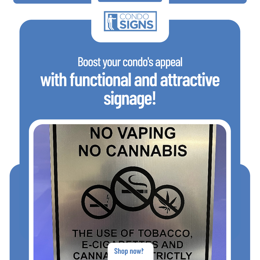 CondoSigns - Where Condominiums Shop for Signs! – The CondoSigns Store