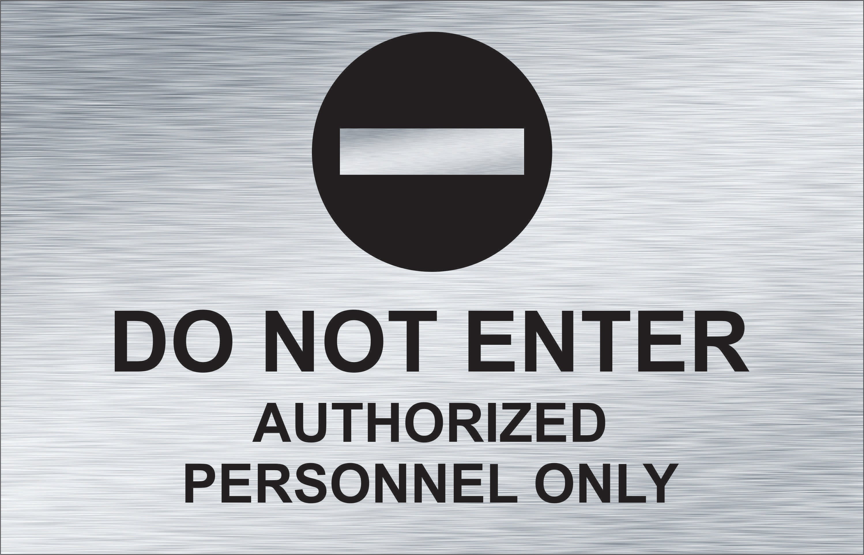 Do Not Enter, Authorized Personnel Only (9" x 6") – The CondoSigns Store